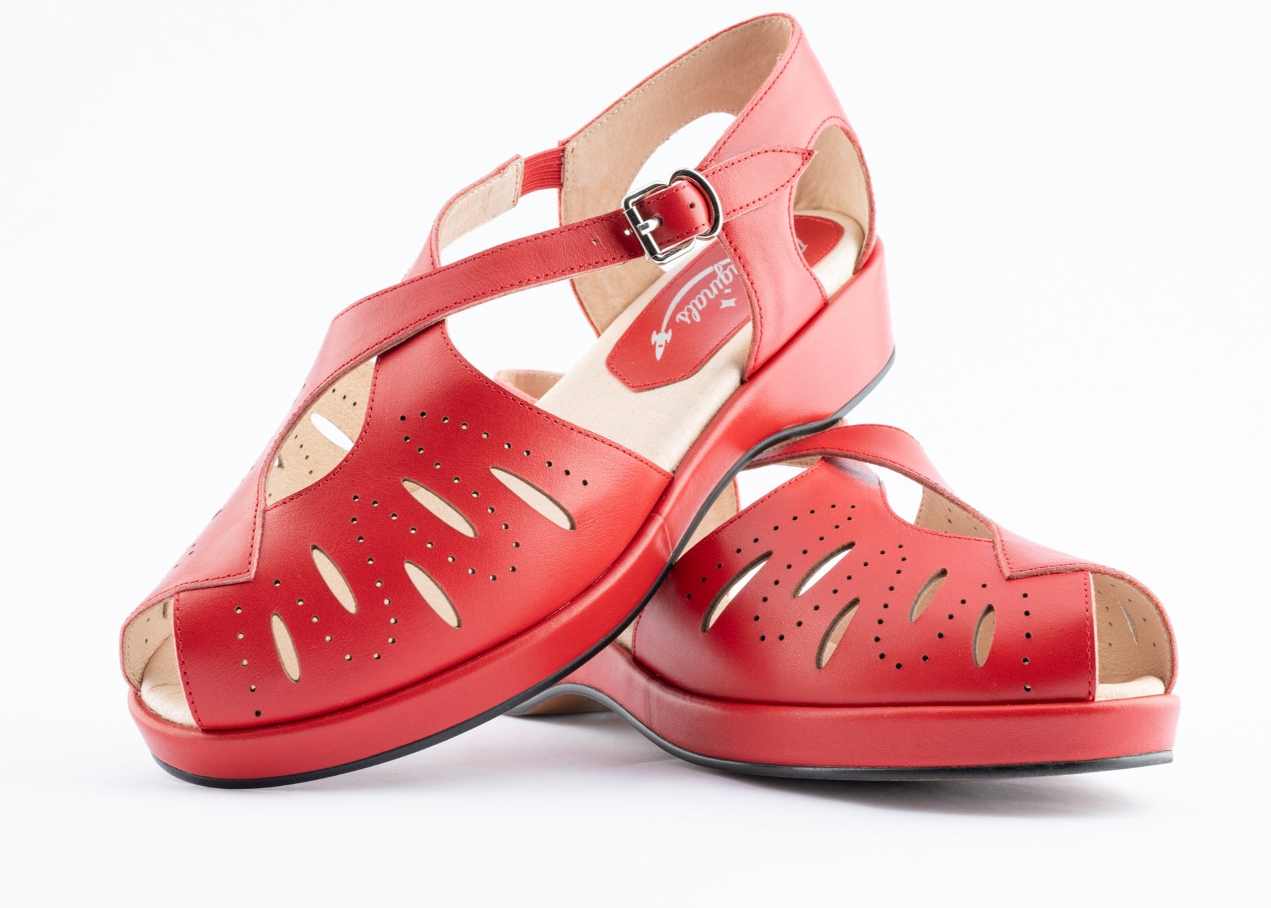 Laverne - Red Leather – Rocket Originals