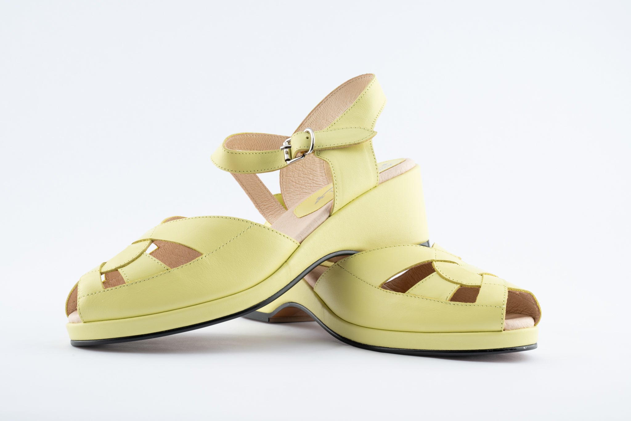 Edith - Pale Yellow Leather – Rocket Originals
