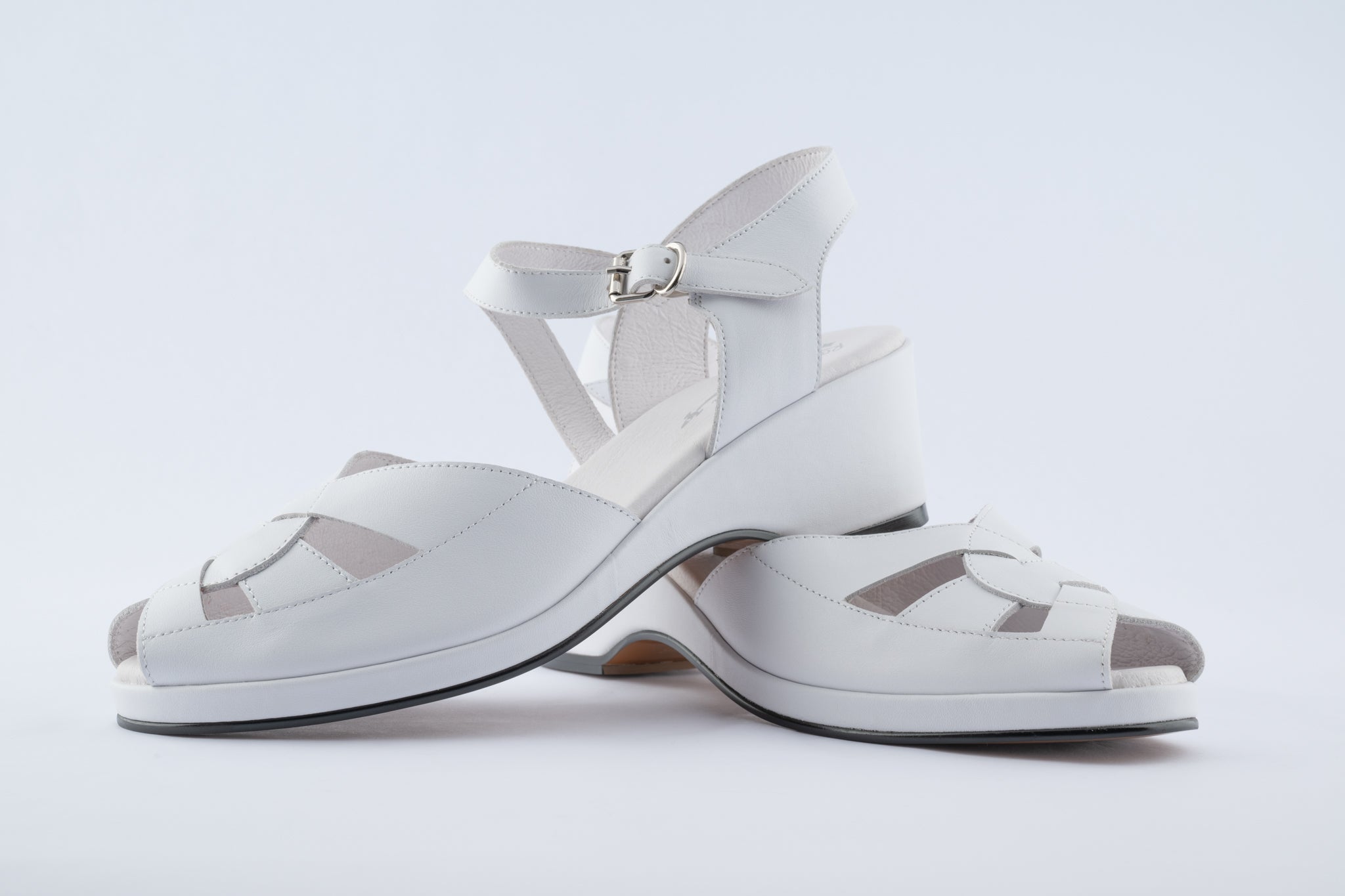 Edith - White Leather – Rocket Originals