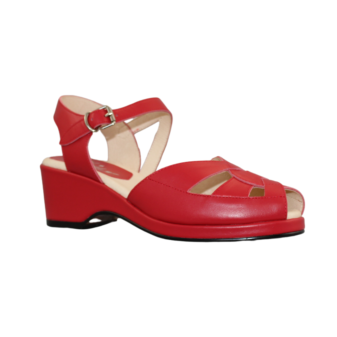 Edith - Red Leather – Rocket Originals