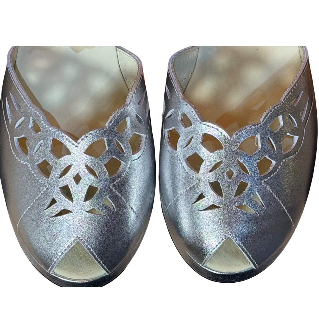 Ida - Silver Leather – Rocket Originals