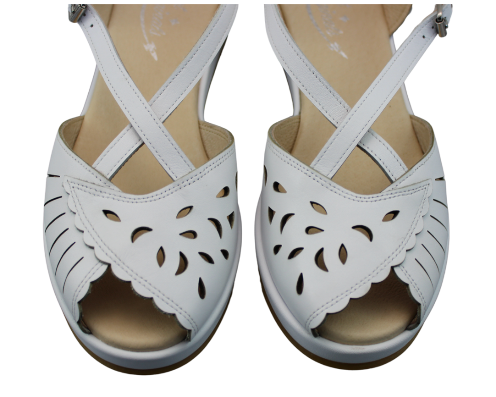 Norma Jean - White Leather – Rocket Originals