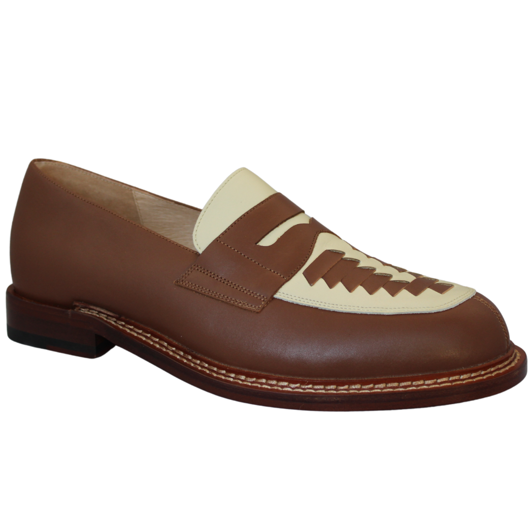 Tupelo - Brown/Cream Leather – Rocket Originals
